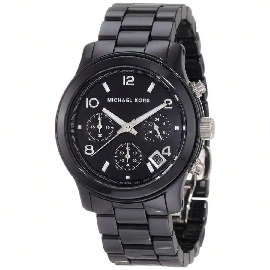 Michael Kors Michael Kors Women's MK5162 Runway Chronograph Black ...