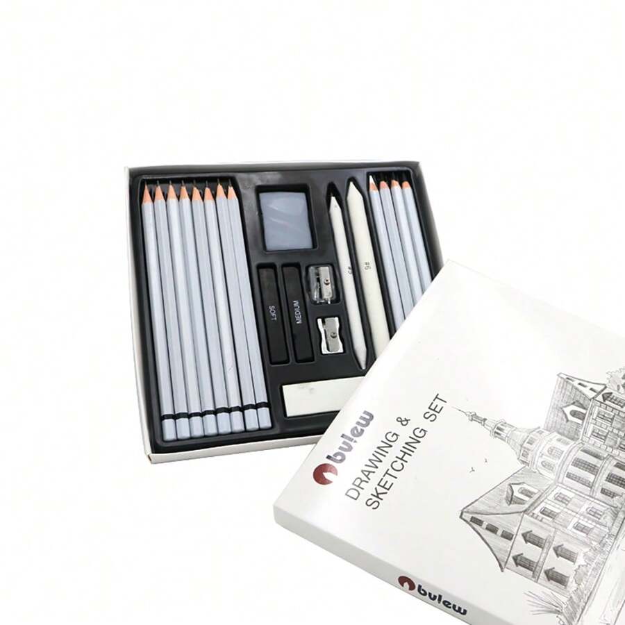 Bview Art Supply 20-częściowy profesjonalny wysokiej jakości zestaw do szkicowania artystycznego ...