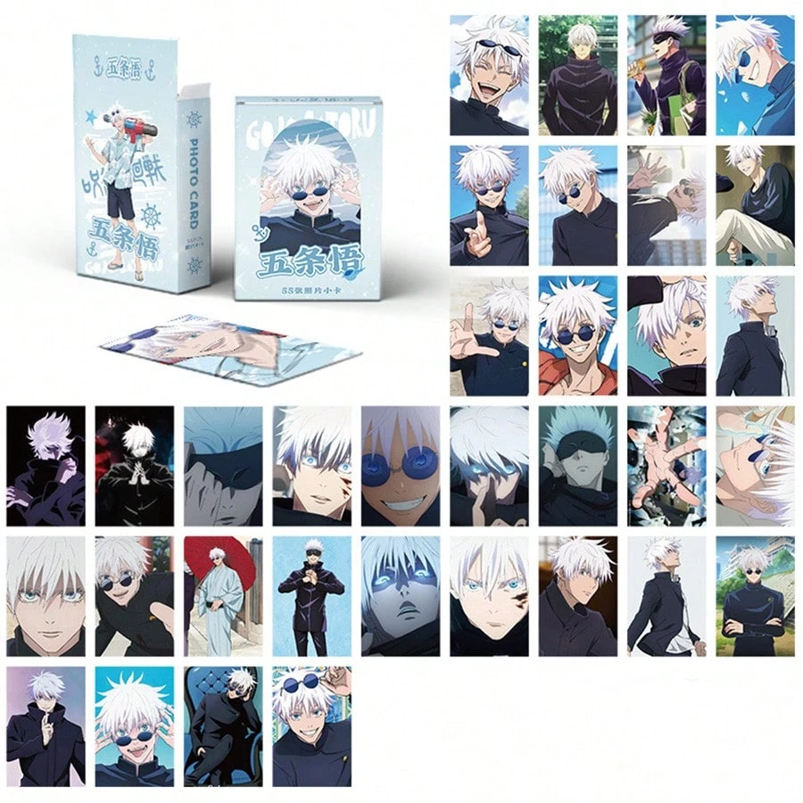 Jujutsu Kaisen 55pcs/Box Gojo Satoru Anime Character Mini Cards ...