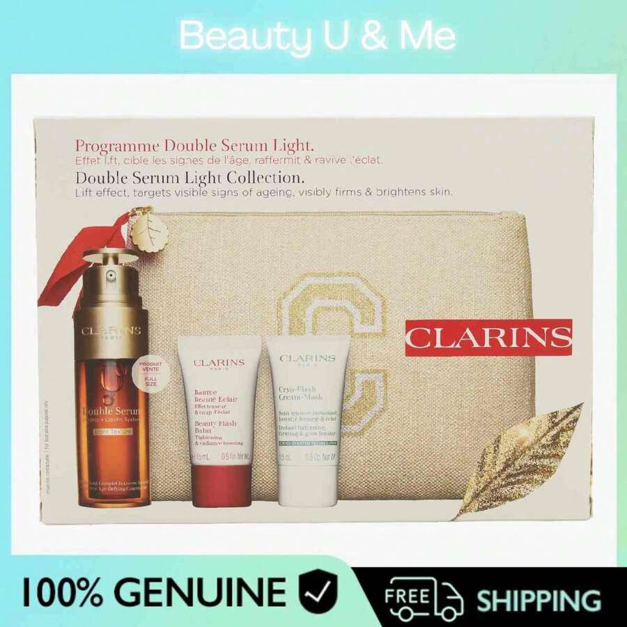 Clarins Double Serum Light Collection Set Value Sets Christmas Gift ...