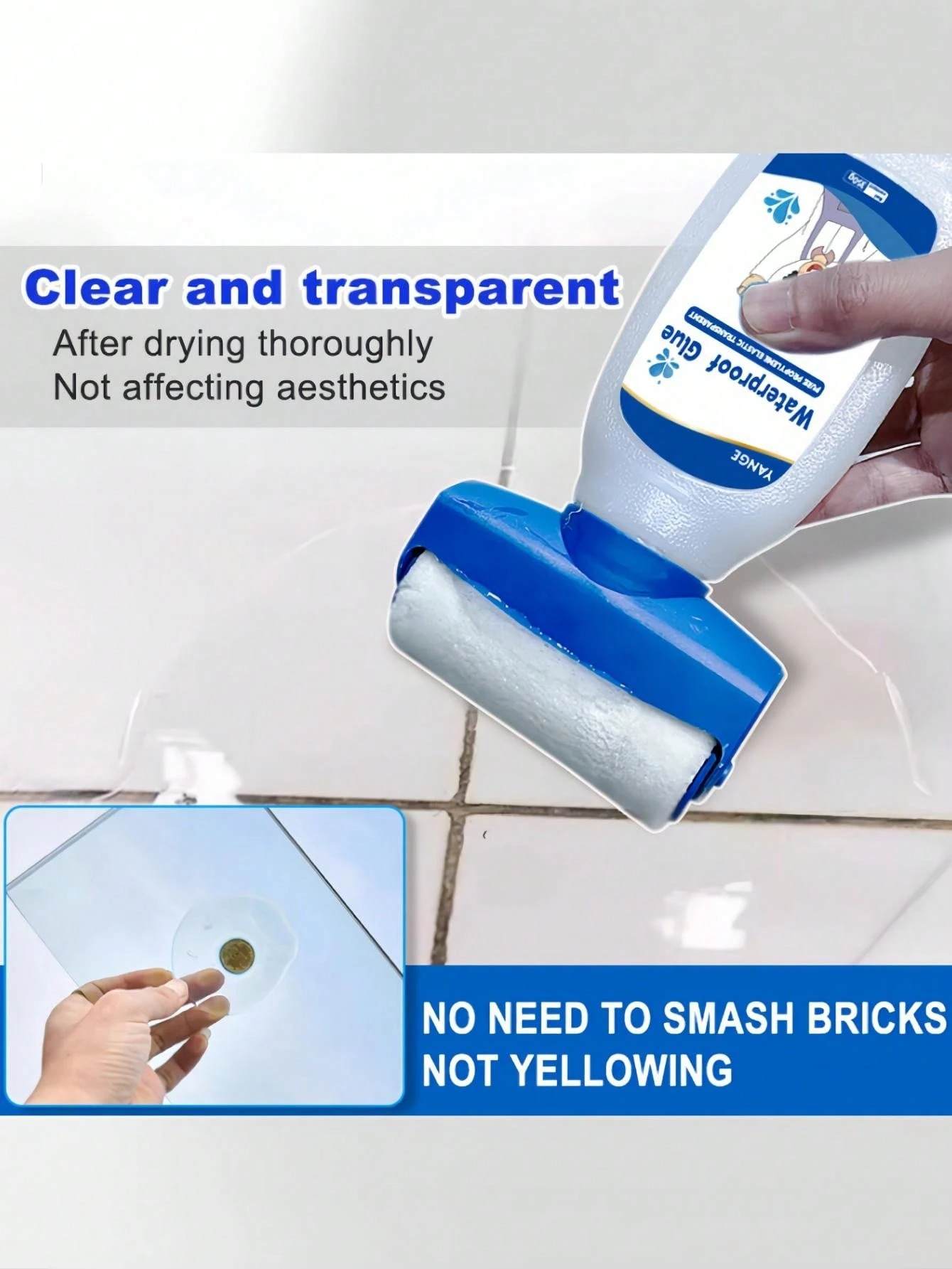 Large Paint Roller For Wall Repair, Self-Paint Roller | SHEIN UK