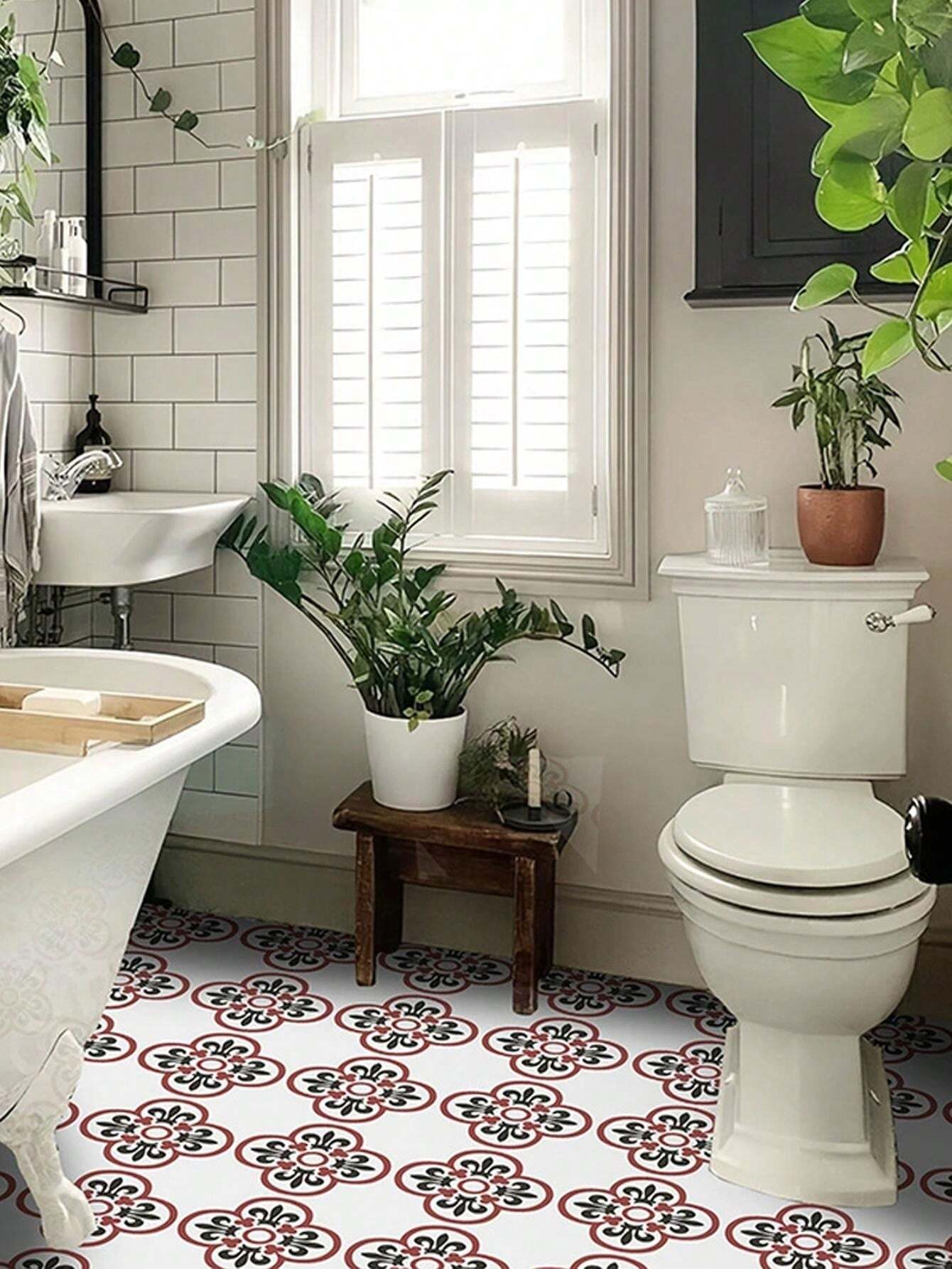 Piastrelle adesive per pavimento e parete, impermeabili, per bagno ...