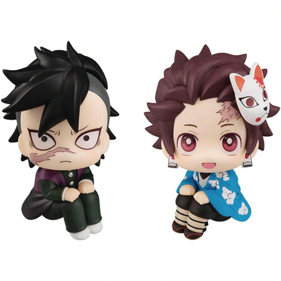 MegaHouse MegaHouse - Demon Slayer Look Up Series Tanjiro & Genya 2Pc ...