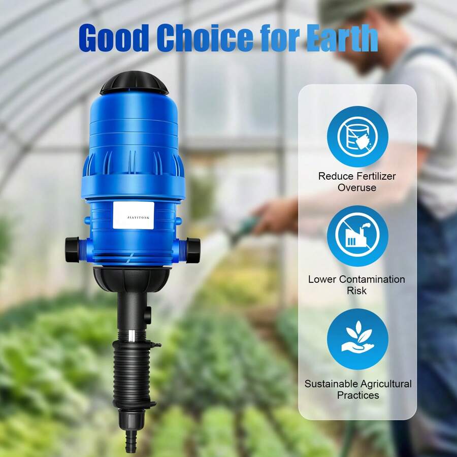 Eatssode Fertilizer Injector Dispenser, Water Powered Chemical Doser ...