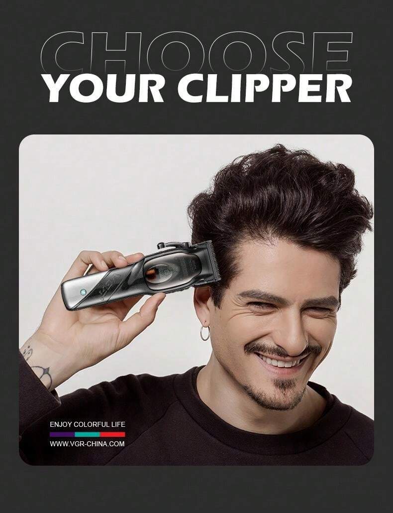 VGR Tosatrice per capelli VGR regolabile, modello a batteria, tosatrice ... VGR Tosatrice per capelli VGR regolabile, modello a batteria, tosatrice ...