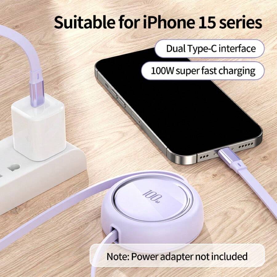 1 Pc/2 Pcs Scalable And Portable 100W/27W Super Fast Charging Data ...