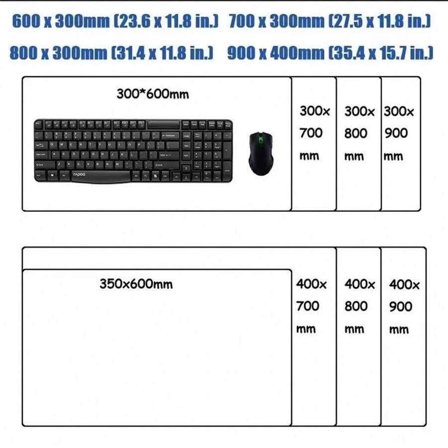 1 Pc Shortcut Key Gaming Setup Accessories Gamer Desk Mat Gaming Mouse ...