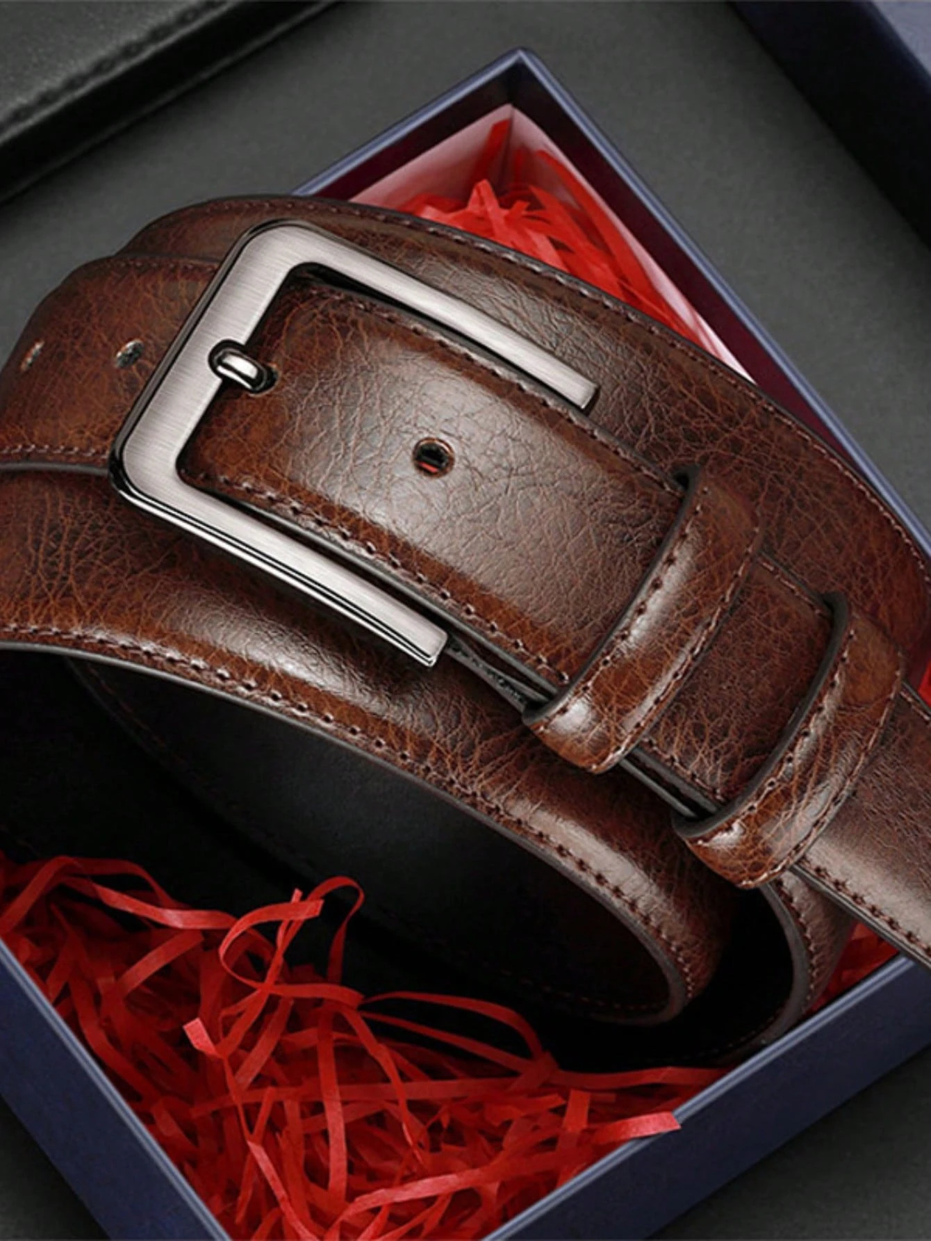Versatile Belt Men's Pants Belt Retro Business Casual Middle-Aged And ...