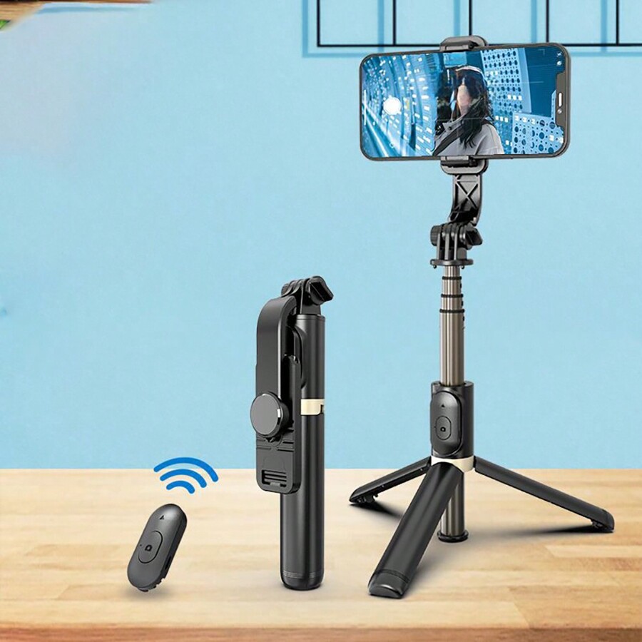 Wireless Selfie Stick Universal Live Streaming Phone Holder For Taking ...