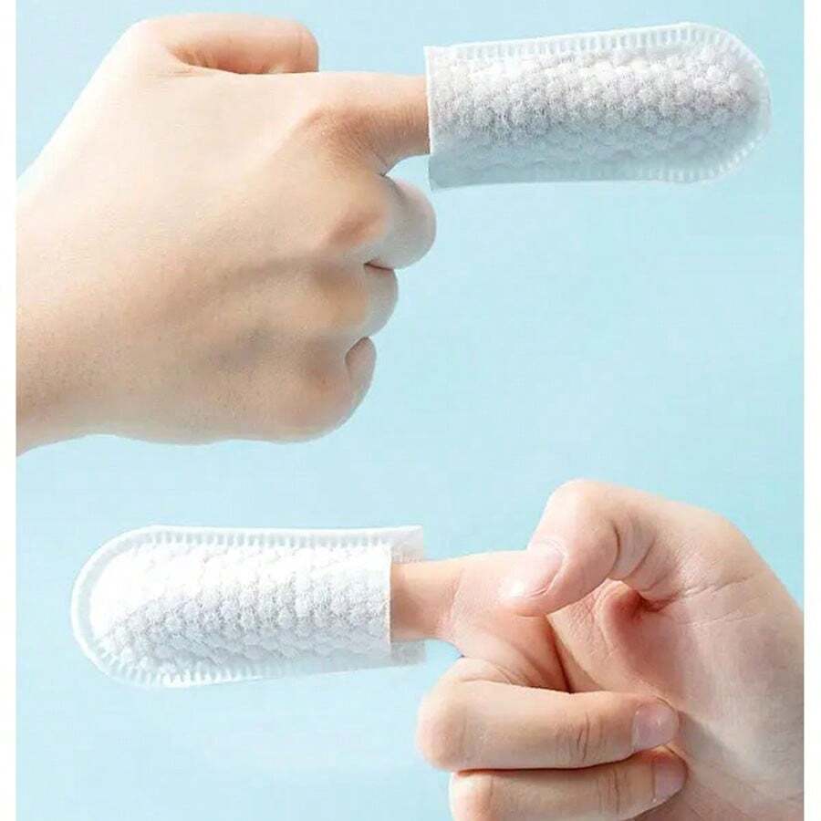 5pcs Pet Oral Cleaning Finger Cots Disposable For Cats And Dogs To ...