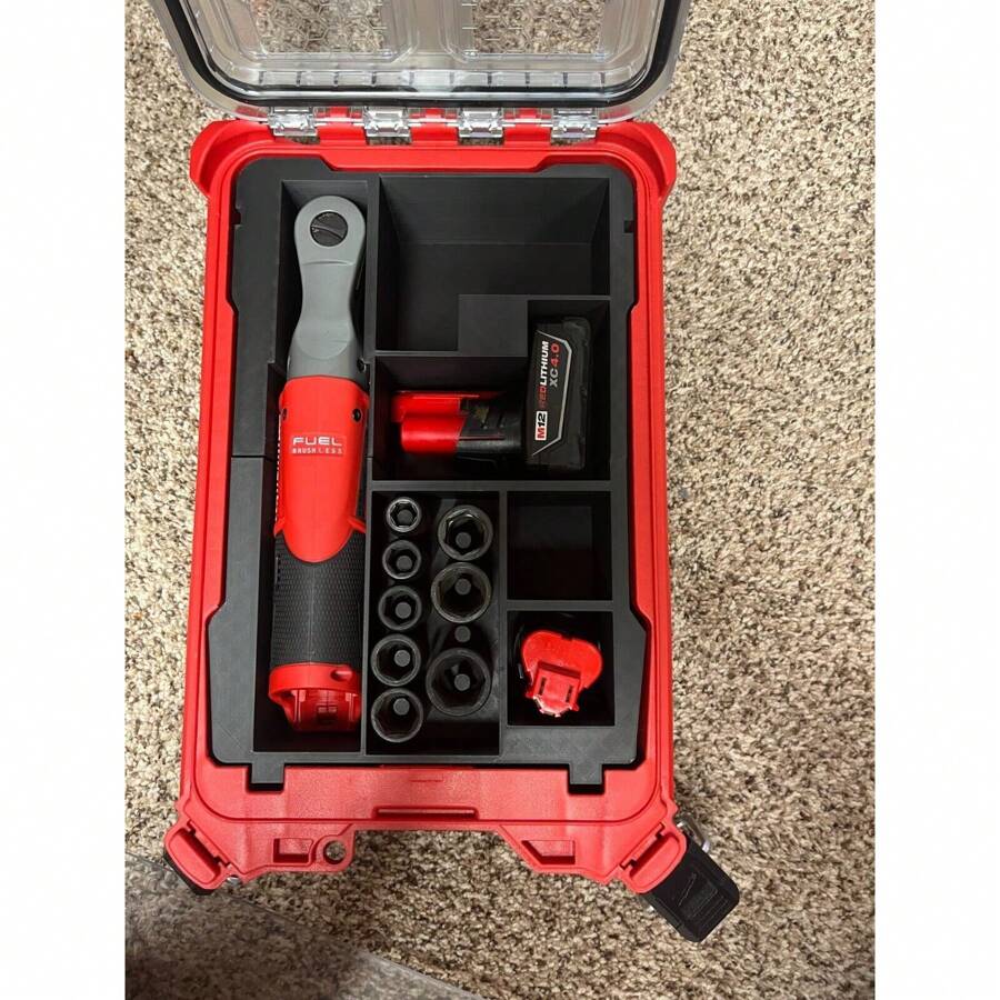 Milwaukee Packout Compact Organizer Box Tool Insert Storage | SHEIN ...