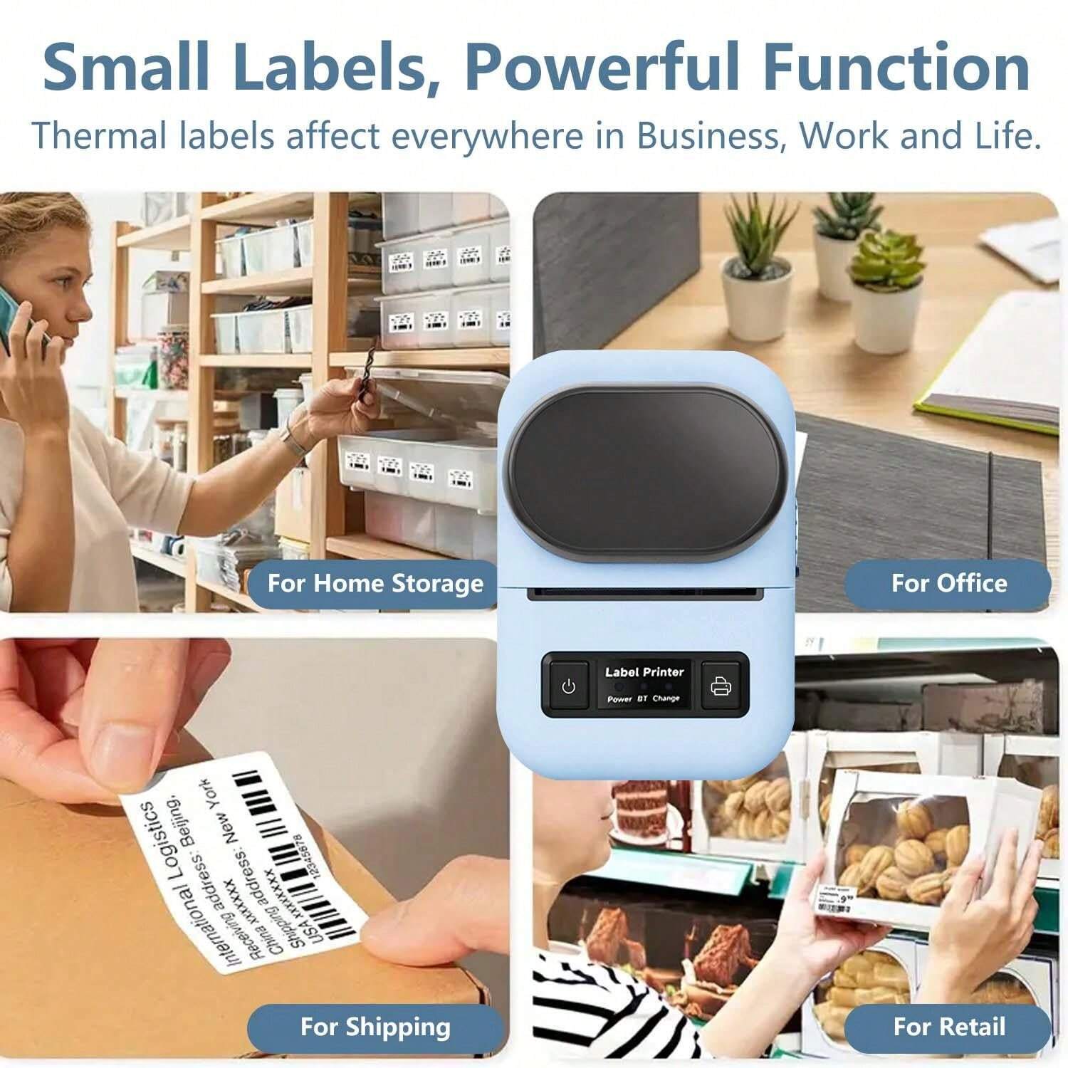 Stampante mobile senza fili portatile mini per foto - Stampante ...