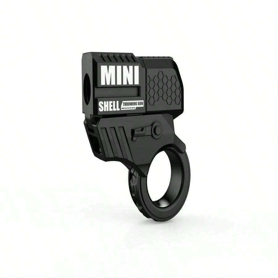 Mini Finger Decompression Ring Rotating Gun Cool And Can Fire Throwing ...