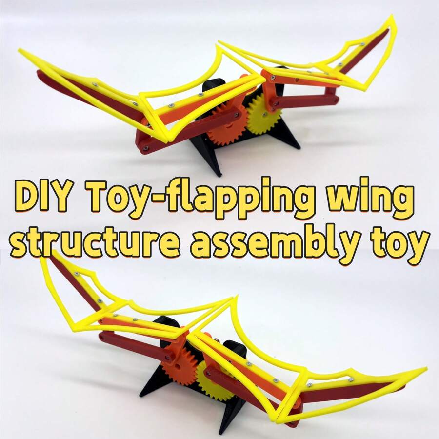 Small Motor Simulation-Flapping Wing Structure Assembly STEM Toys ...