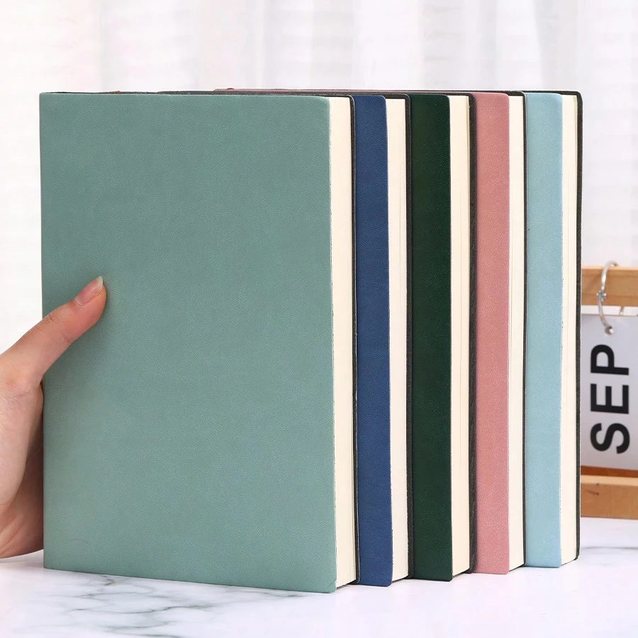 [High-Rated] Soft Leather Thick A5 Notebook, 360 Pages With Soft Cover ...