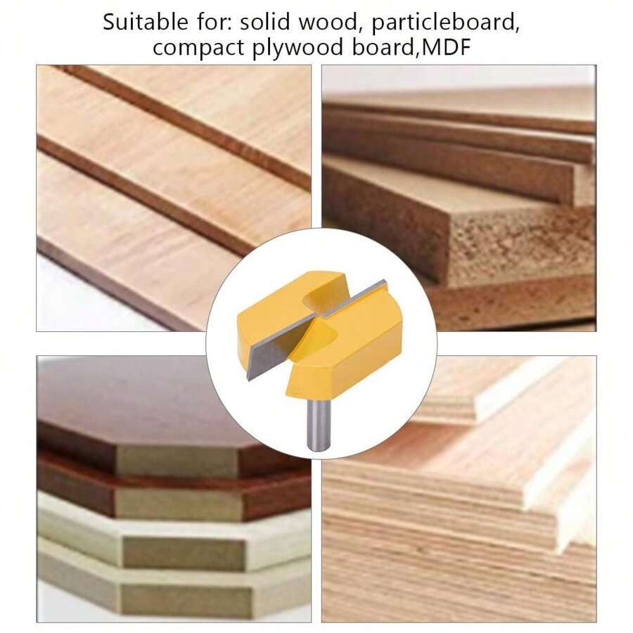 8mm Shank Milling Cutter, 8x57mm Bottom Cleaning Planing Surface ...