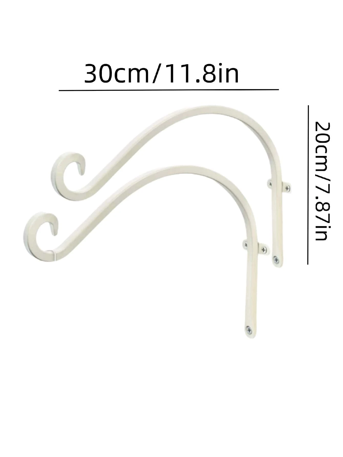 2 Piece Gardening Hooks For Flower Plants, Bird Feeders, Wind Chimes ...