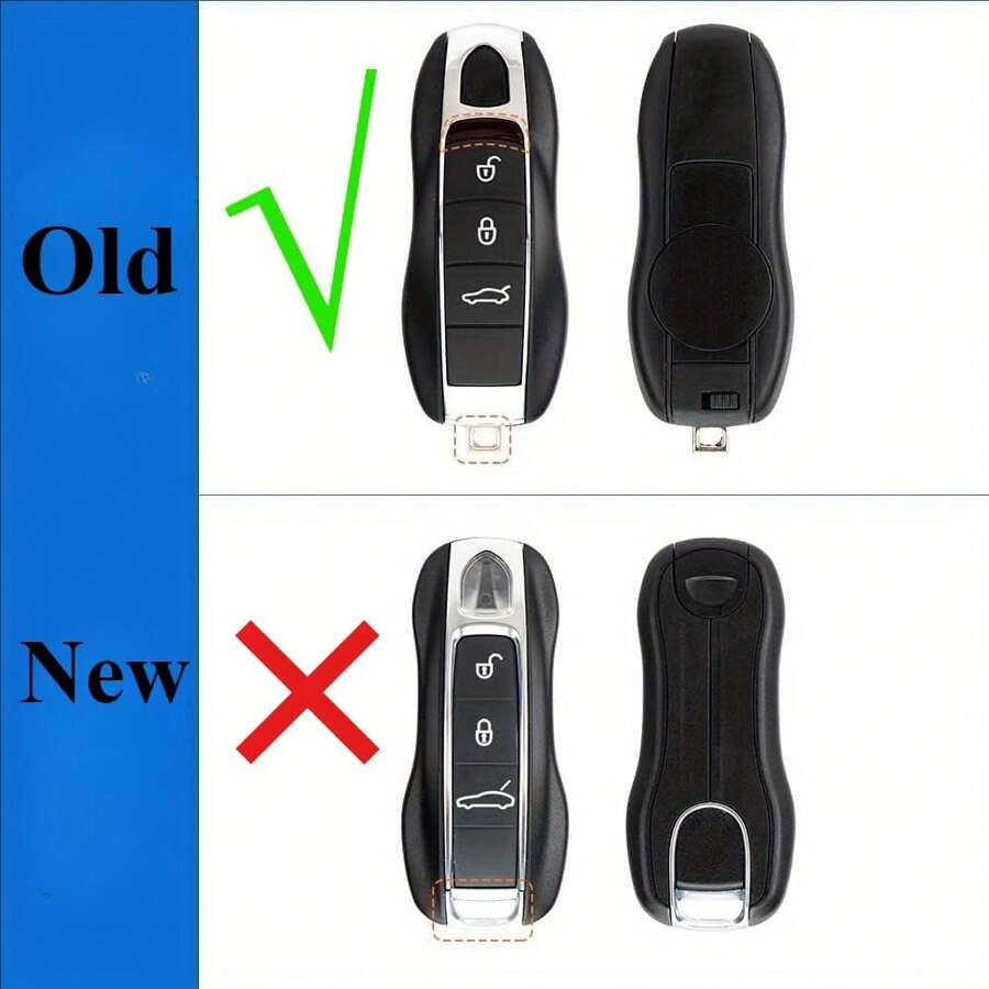 Glossy Red Car Key Fob Cover For Porsche For Panamera For Cayenne For ...