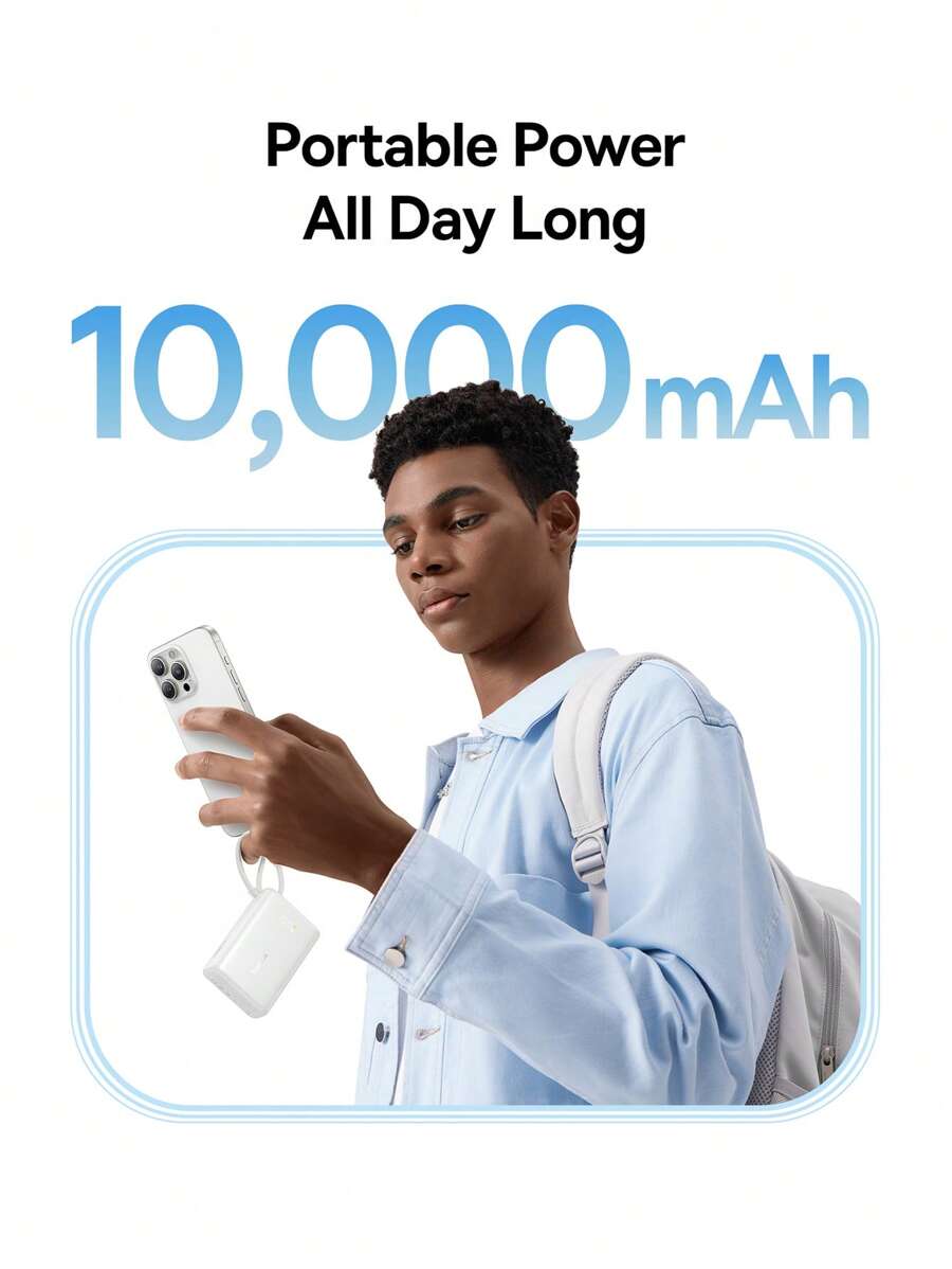 Baseus 2025 Picogo 45W Powerbank 10000mAh Super Mini tragbare Batterie, Smart Digital Display ...