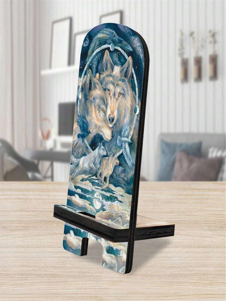 Designocracy 892091-JB 6 X 3 X 3 In. In Spirit I Am Free Wolves Ravens ...