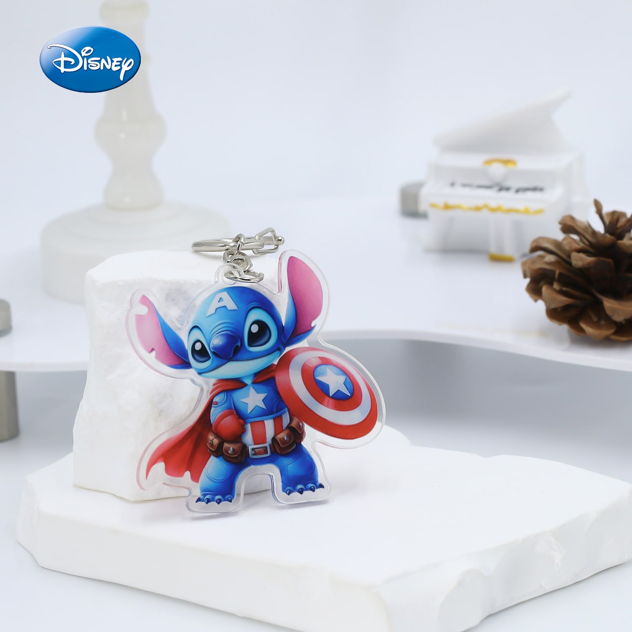 Disney Lilo & Stitch Keychain Set, Cute Cartoon Figure Stitch, Best ...
