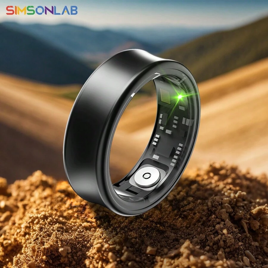 SIMSONLAB 2024 NEUER Smartring, Fitness-Tracker für Damen & Herren ...