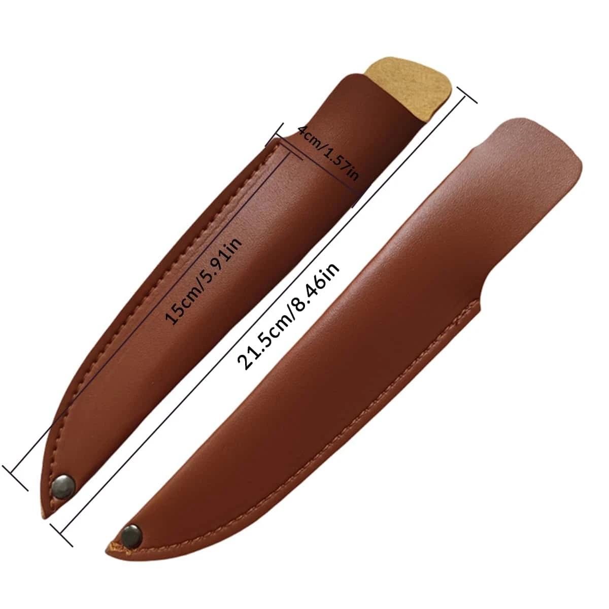 Outdoor Camping Knife Tool Cover, Portable Leather Knife Sheath For ...