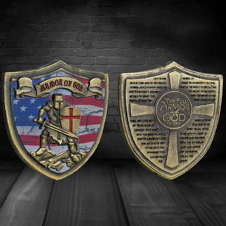 Soldier Of God's Armor Challenge Coin, Ephesians 6:10-18, Christmas ...