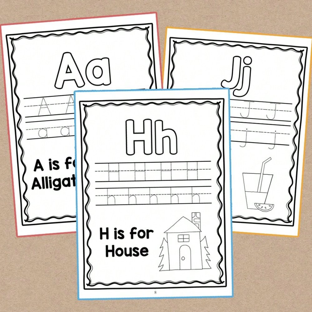 26 Letter Tracing: Alphabet Tracing Workbook For Preschoolers: Pre K ...