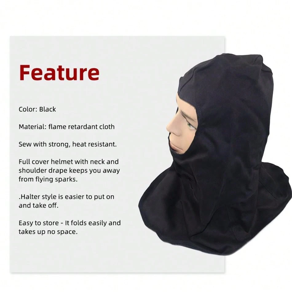 The New Sputtering Spark Flame Retardant Soft Cloth Welding Mask Is ...