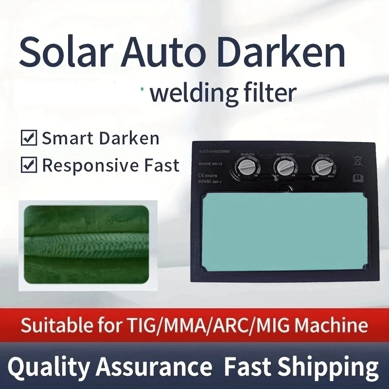 Welding Accessories Solar Auto Darkening True Color Welding Filter/Lens ...