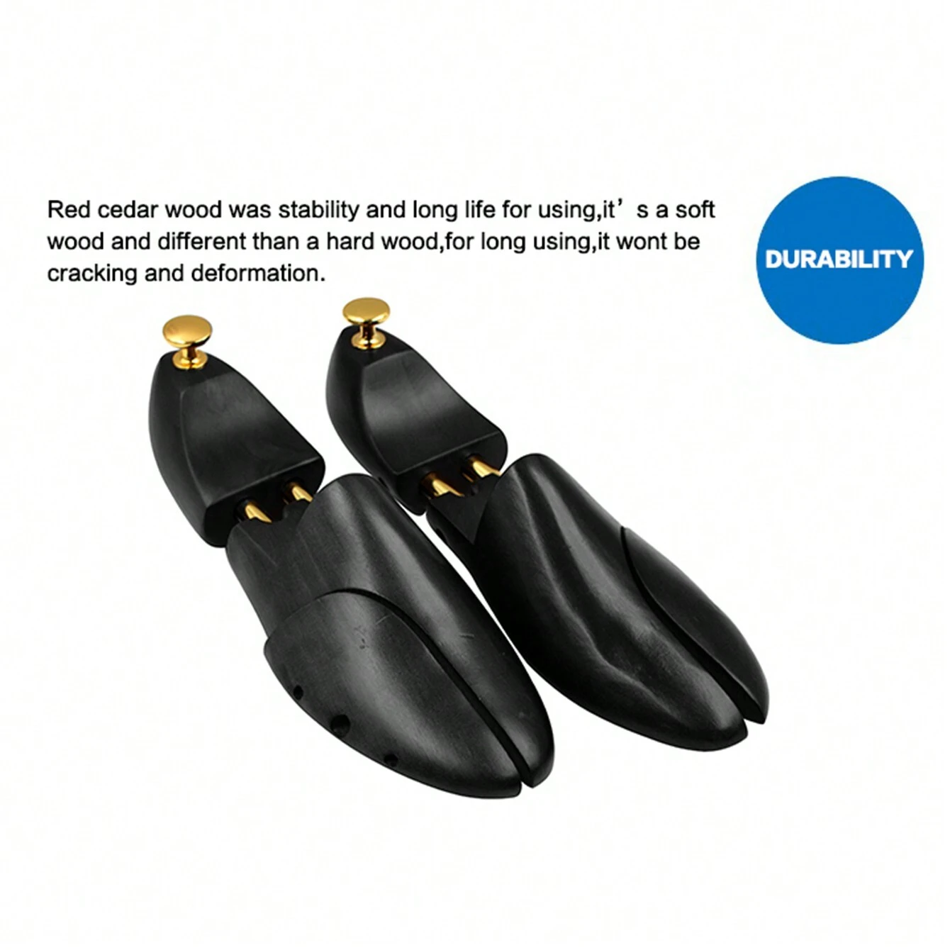 Men's And Women's Twin Tube Adjustable Red Cedar Shoe Tree Wood Shoe ...