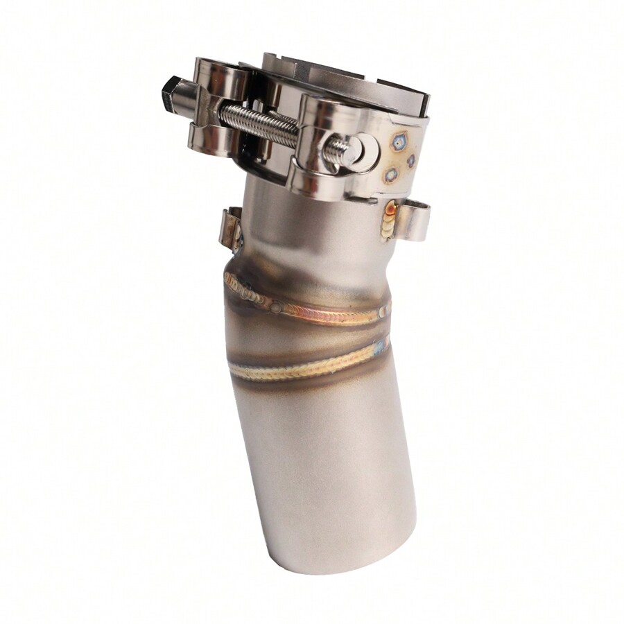 Motorcycle Stainless Steel Exhaust Mid-Pipe, Connector Pipe Exhaust ...