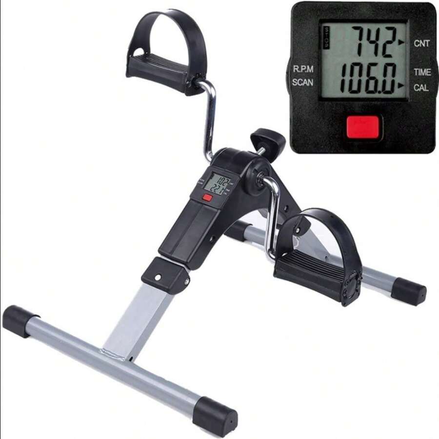 Mini Exercise Bike Legs Arms Physiotherapy Cycle Ergometer Pedalboard ...