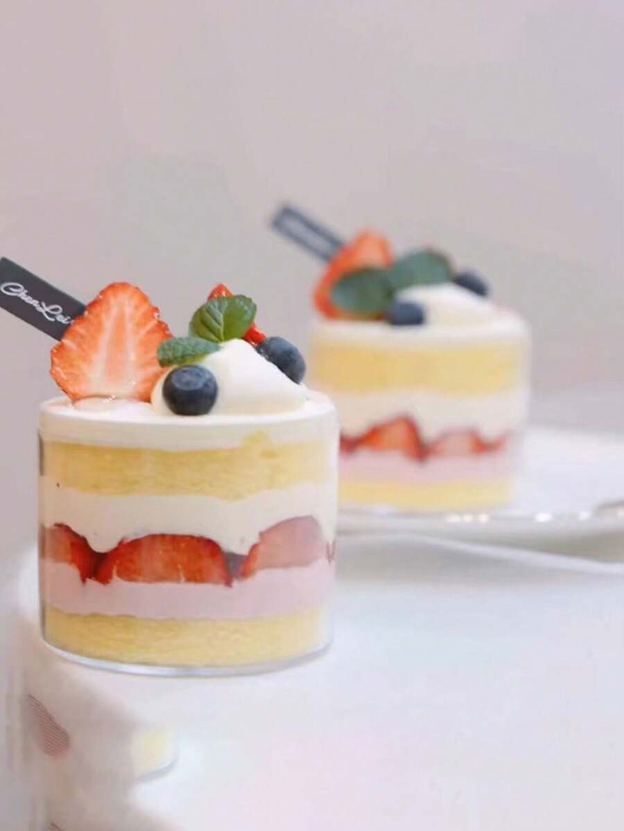 10pcs Thicker Round Mousse Cake Packaging Boxes, Baking Dessert Sweets ...