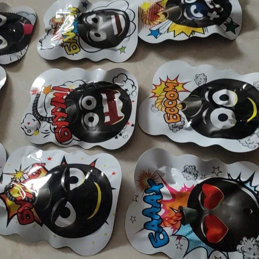 10pcs Firecrackers Exploding Hand Grenade Shaped Toys, Fake Exploding ...