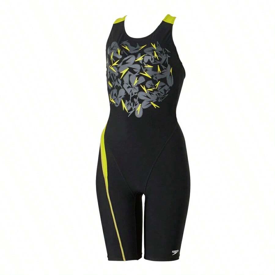 Speedo Shadow Boom Loosen Kneeskin Women's Swim Fitness Swimwear All-In ...