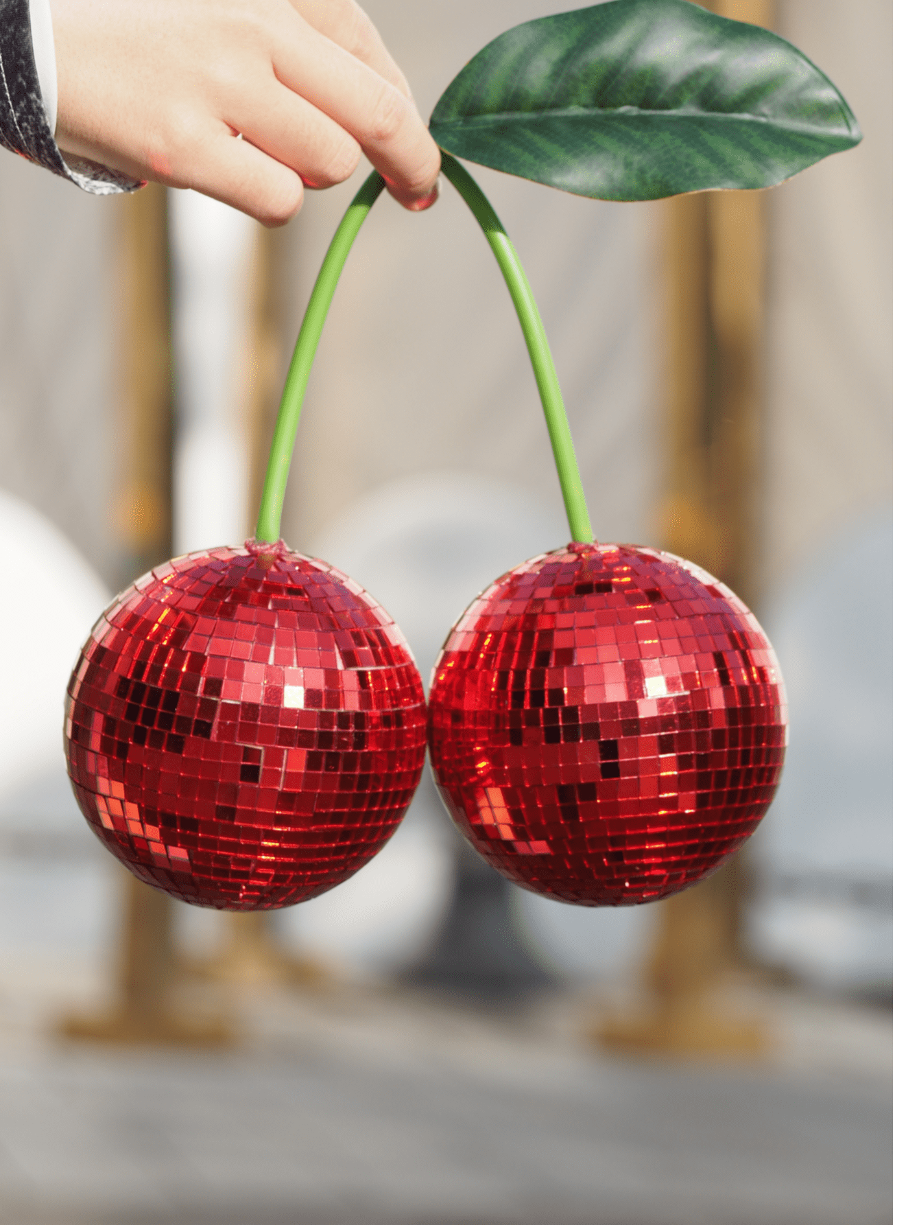 Cherry Disco Ball Decor For Wall And Home Decor,Can Hang On The Wall ...
