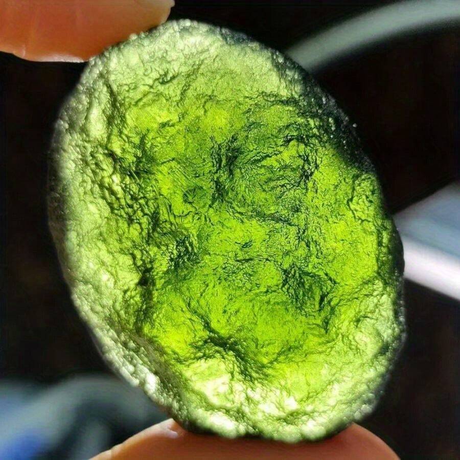 Natural Green Moldavite Czech Meteorite Impact Glass Rough Stone ...