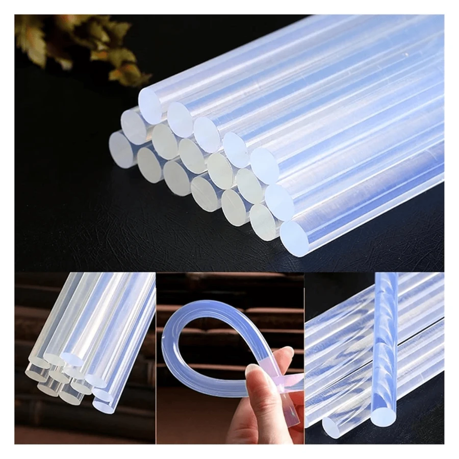 1 Kilo de Barras De Silicon 7x245mm y 1*250mm Hot Melt Sticks Silicon ...