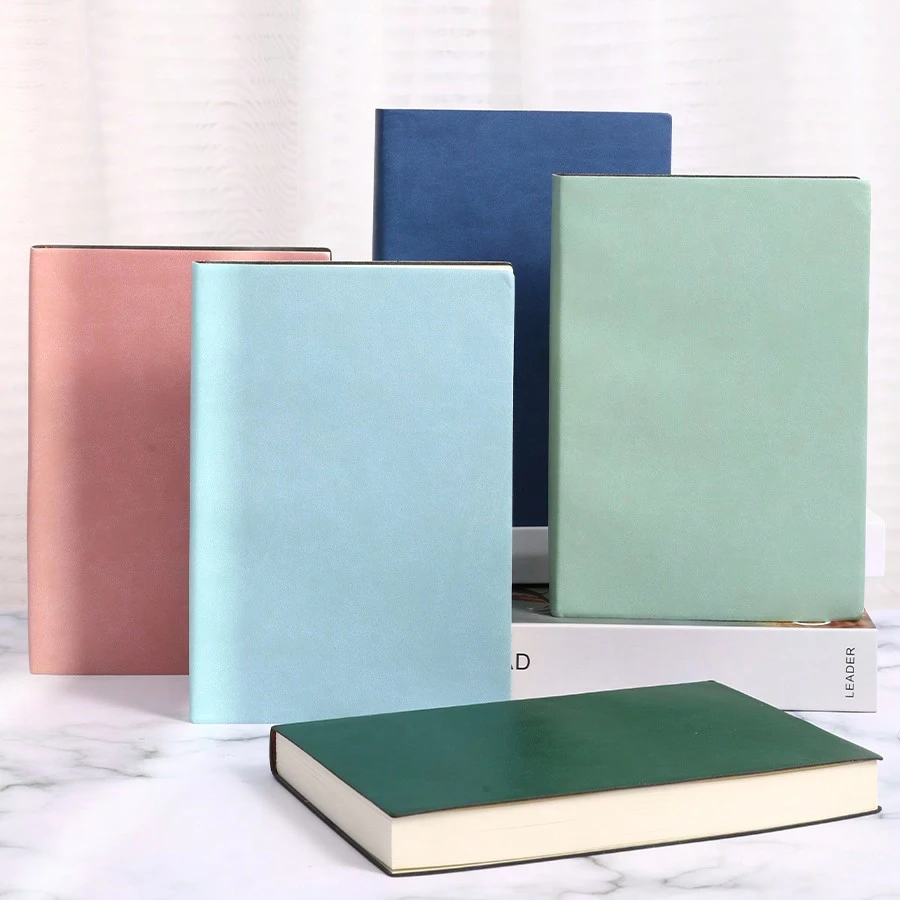 [High-Rated] Soft Leather Thick A5 Notebook, 360 Pages With Soft Cover ...