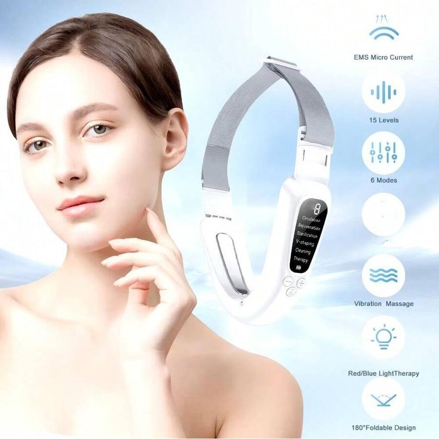 EMS Facial Lift Micro Current Double Chin Removal Device Facial ...