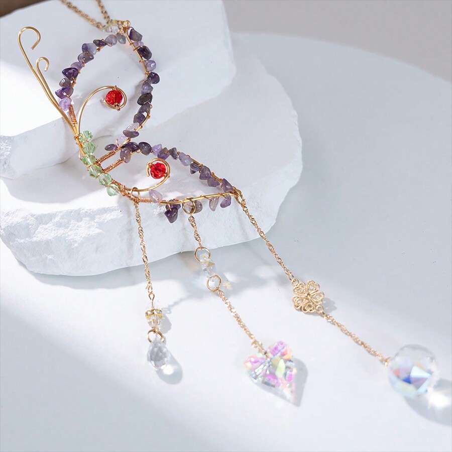 1pc Hanging Sun Catcher With Crystal For Window Handmade Suncatcher ...