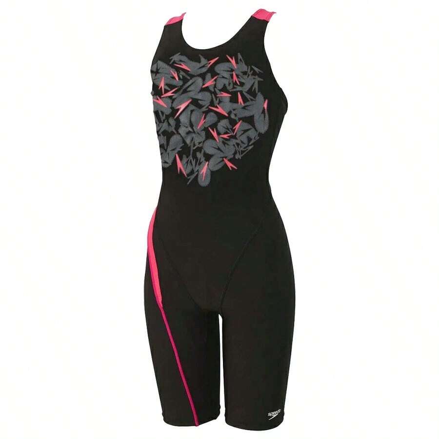 Speedo Shadow Boom Loosen Kneeskin Women's Swim Fitness Swimwear All-In ...