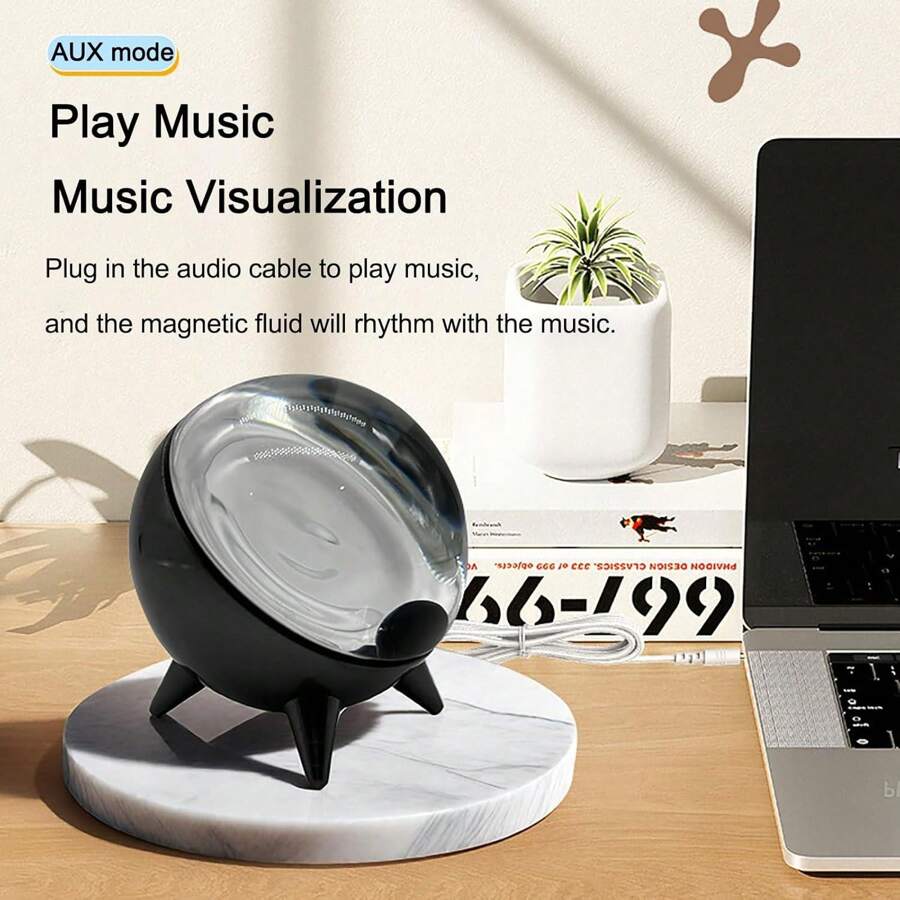 Magnetic Fluid Sound Visualizer, Magnetic Fluid Music Rhythm Light ...