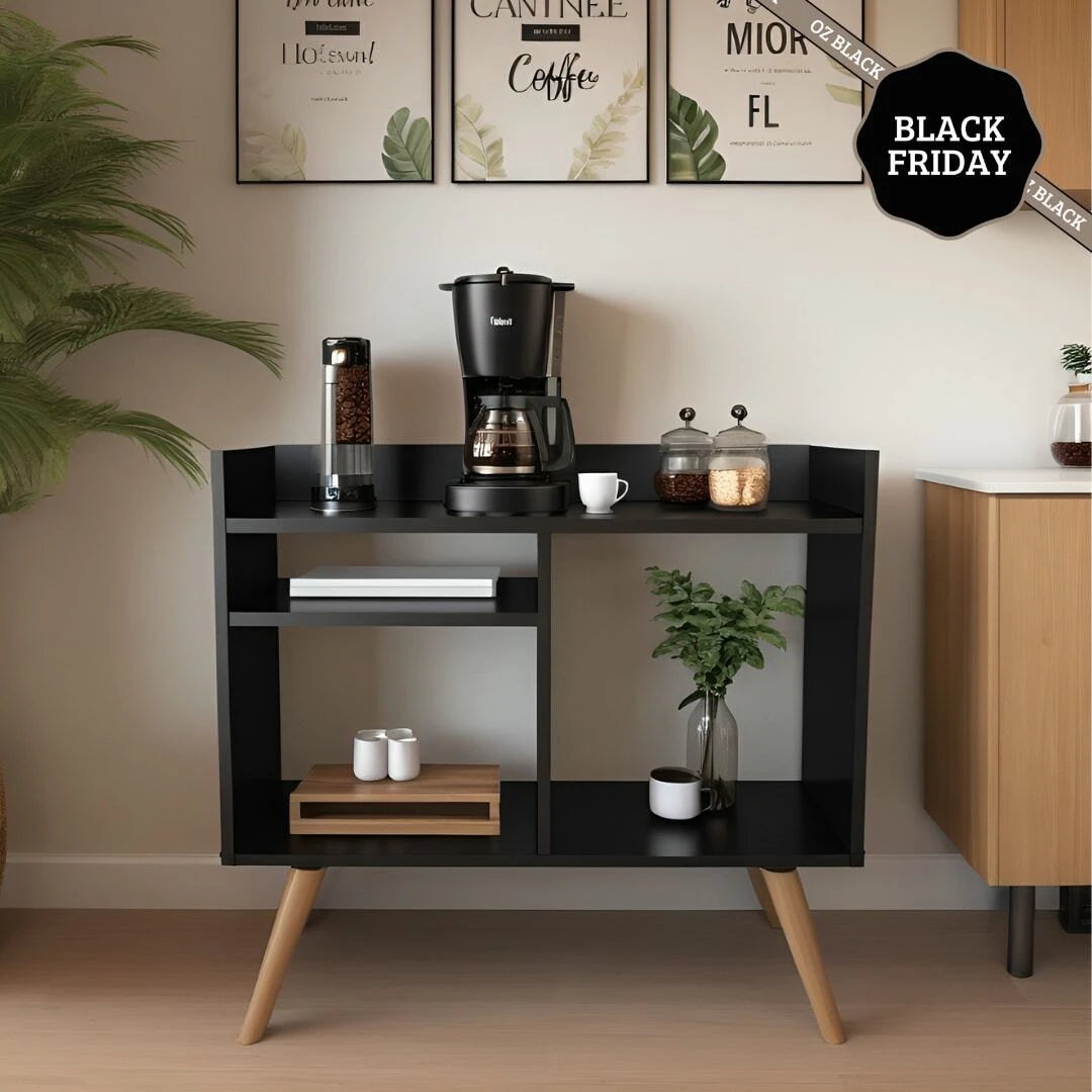 Retro Sideboard Stick Feet Coffee Corner Multipurpose Corner Niche ...
