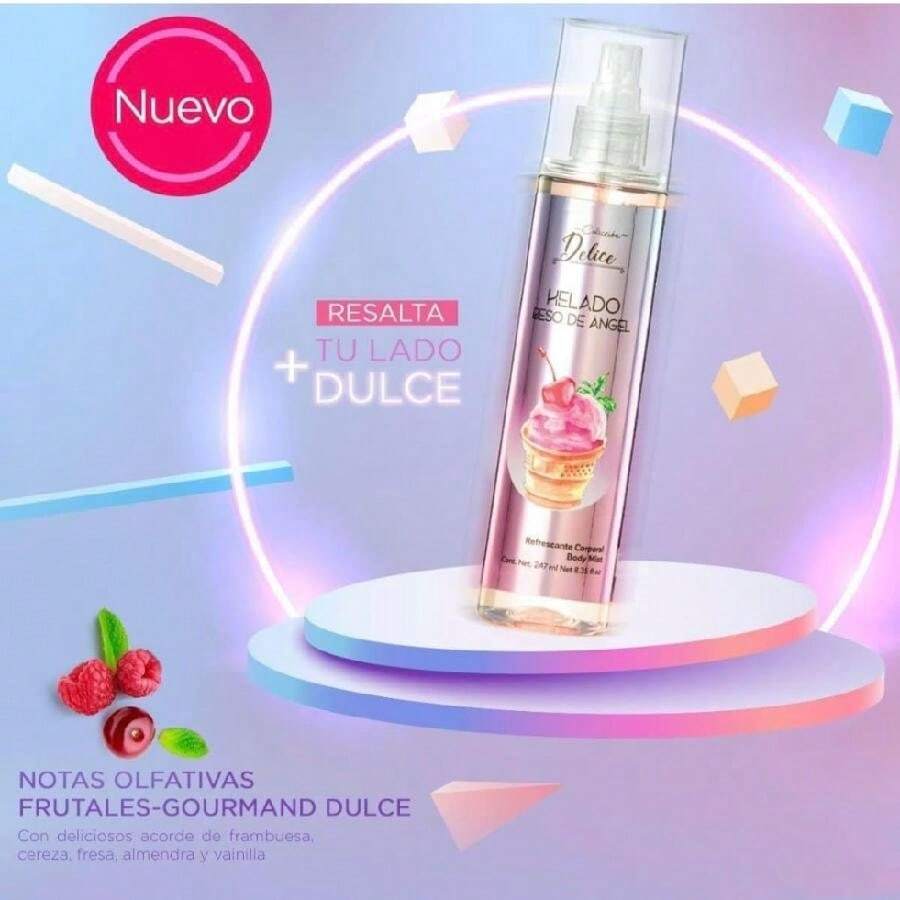 HELADO BESO DE ÁNGEL BODY MIST BODY BREEZE REFRESCANTE CORPORAL EXQUISITO AROMA DE ALTA DURACIÓN ...