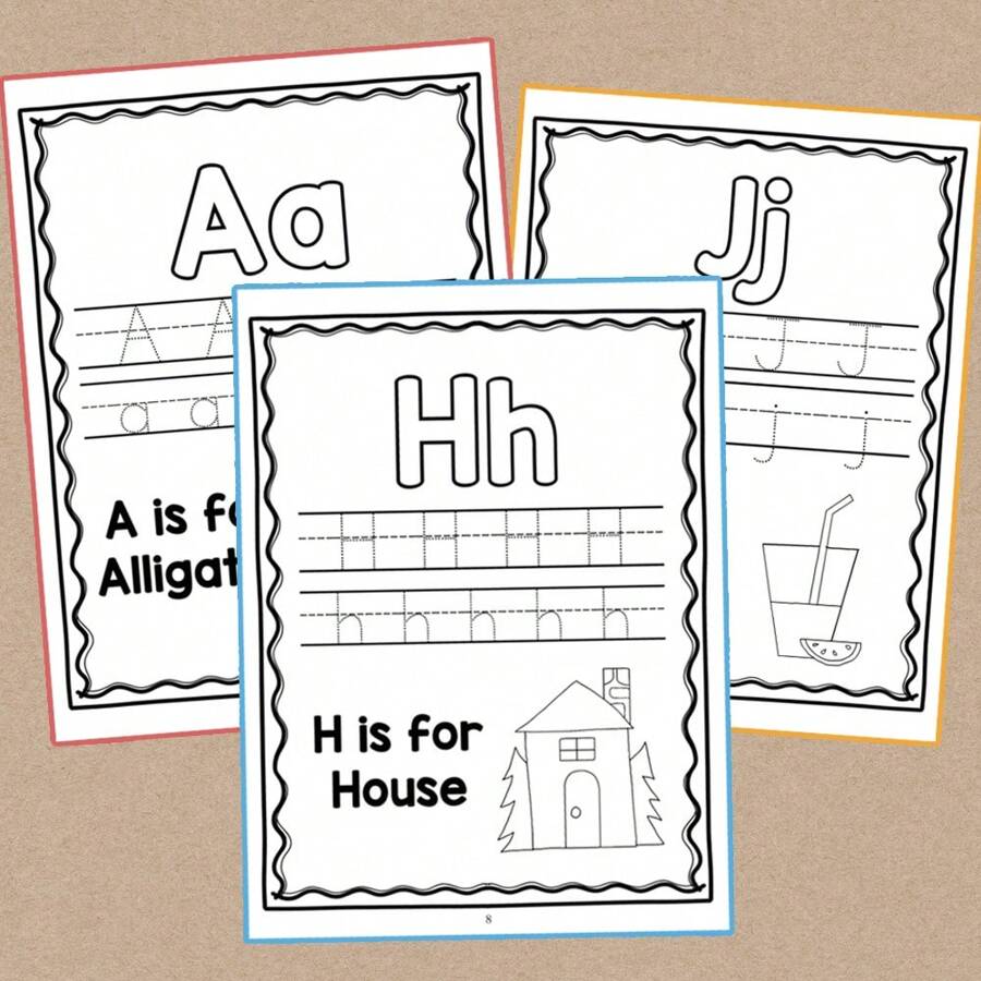 26 Letter Tracing: Alphabet Tracing Workbook For Preschoolers: Pre K ...