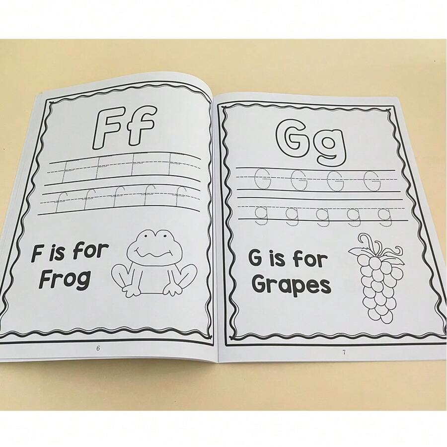 Lachilly 28 Páginas Caderno de Exercícios de Rastreamento de Alfabeto ...