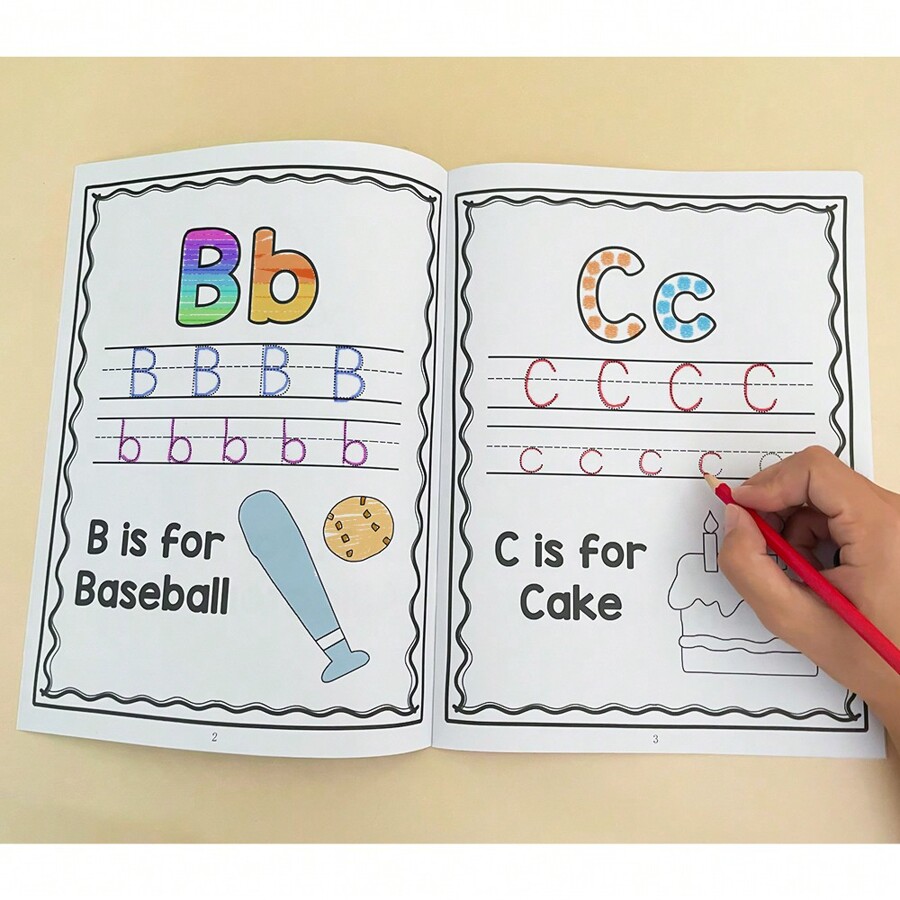 26 Letter Tracing: Alphabet Tracing Workbook For Preschoolers: Pre K ...